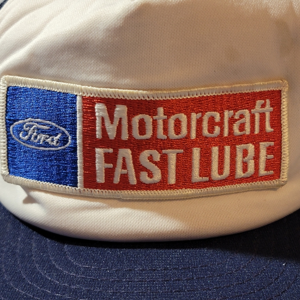 Vintage Ford Motorcraft Fast Lube 80's Trucker Hat - Gem